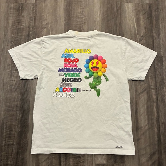 Shirts | 2s Takashi Murakami X J Balvin Album Flower Tee T Shirt | Poshmark